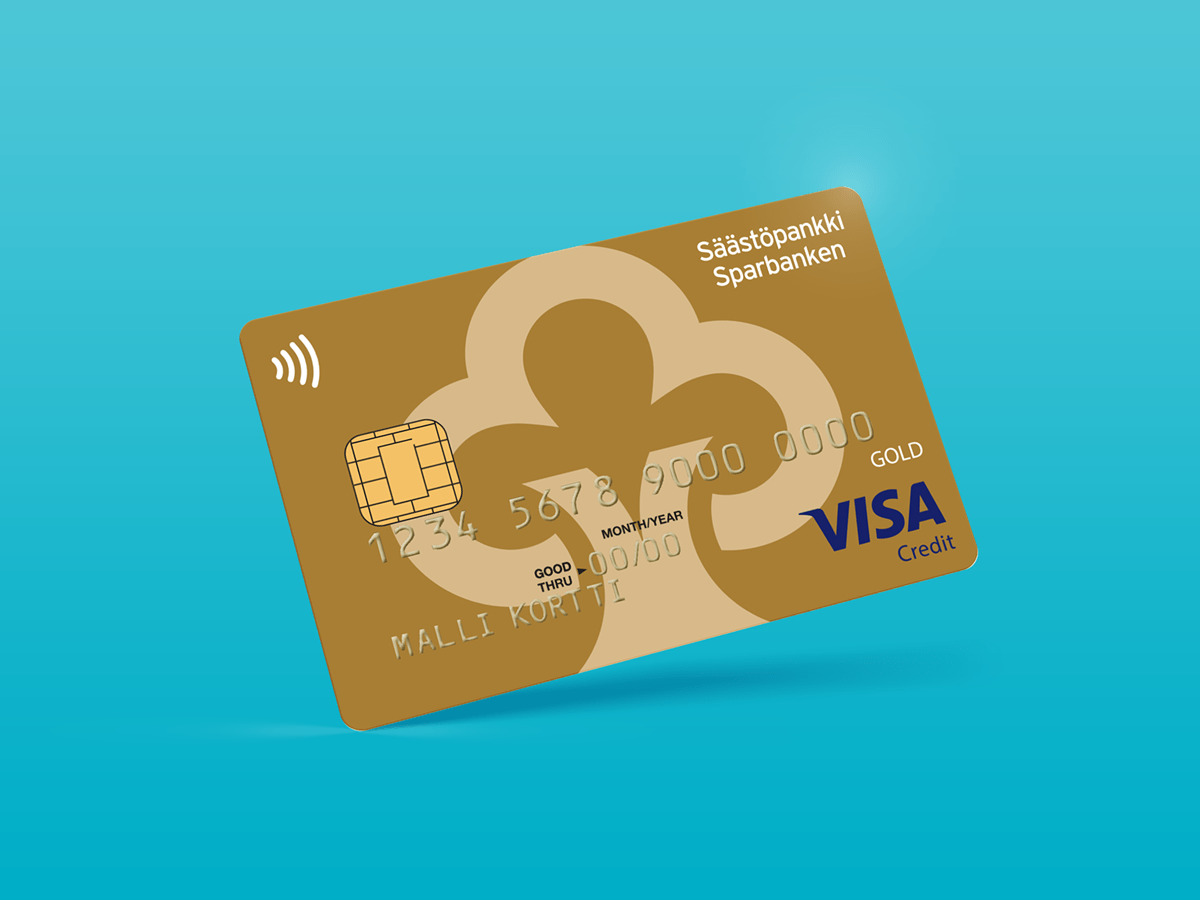 Visa Credit/Debit Gold -kortti matkavakuutuksella - Säästöpankki